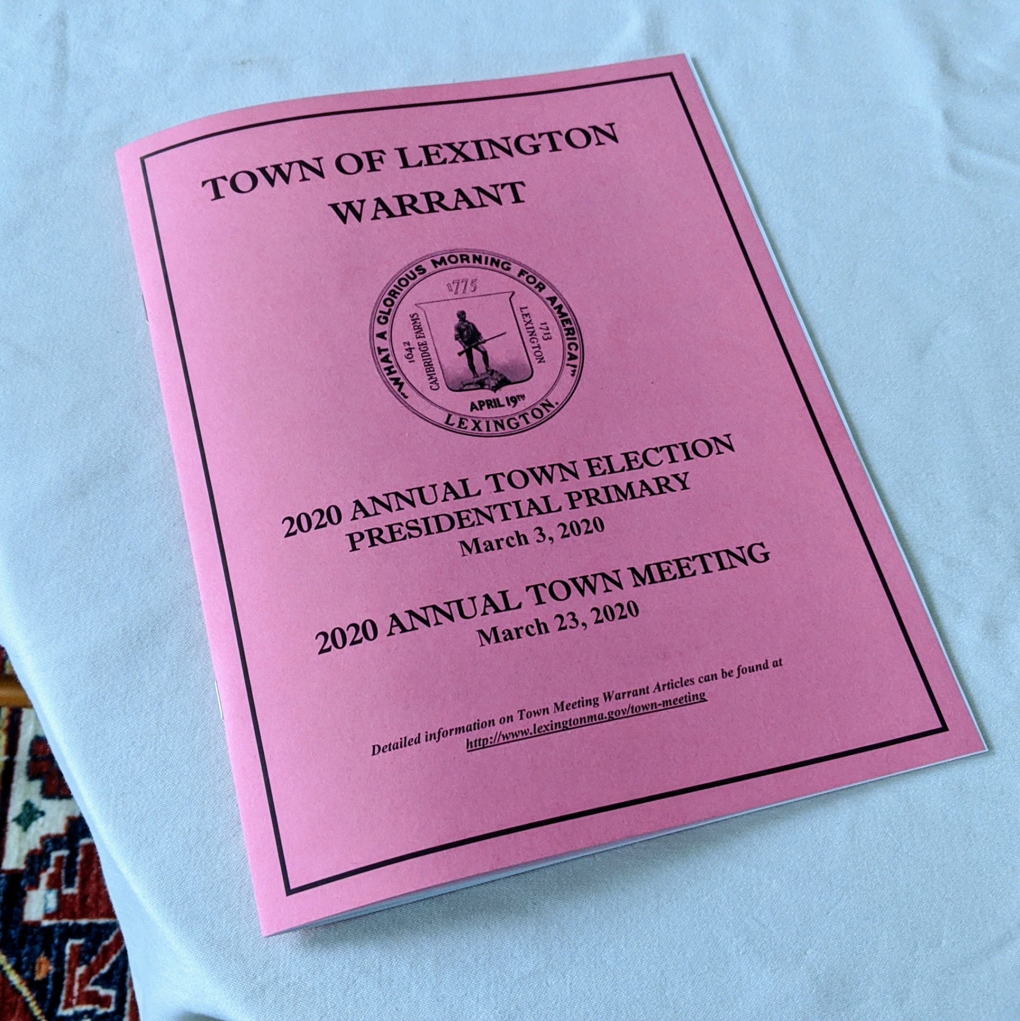 Joe Pato Lexington Select Board Member